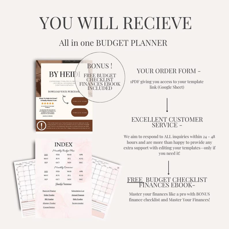 Budget by Paycheck Spreadsheet Easy Finance Tracker Google Sheets ...