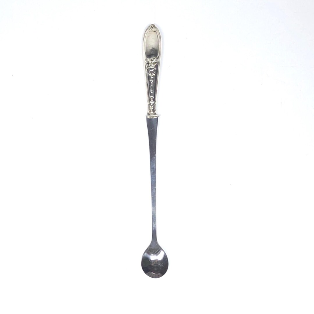 Vintage Long Bar Spoon – 833 Silver Handle - Etsy