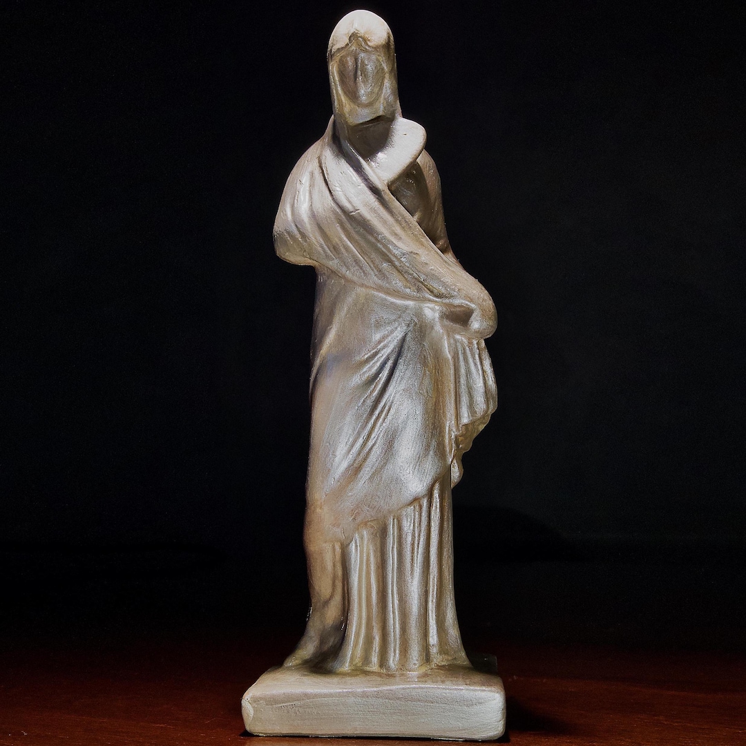 Tanagra-style Figurine – Vintage Hand-painted Greek Art Reproduction - Etsy