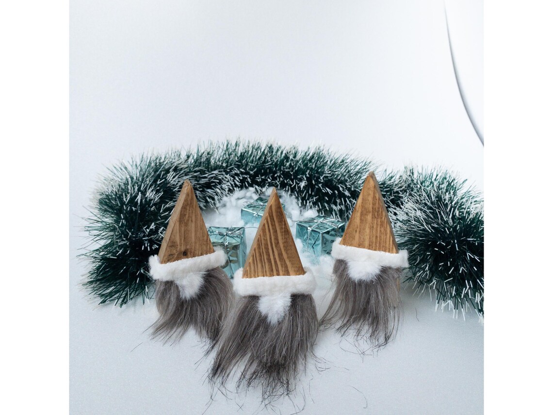 Christmas Gnomes Wooden Christmas Decoration DIY Gnomes Holiday ...