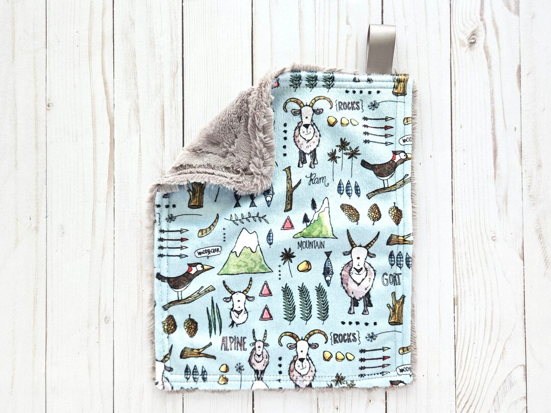Mini Lovey: Mountain Animals. Blue Lovey. Minky Lovey. Goat Lovey. Baby ...