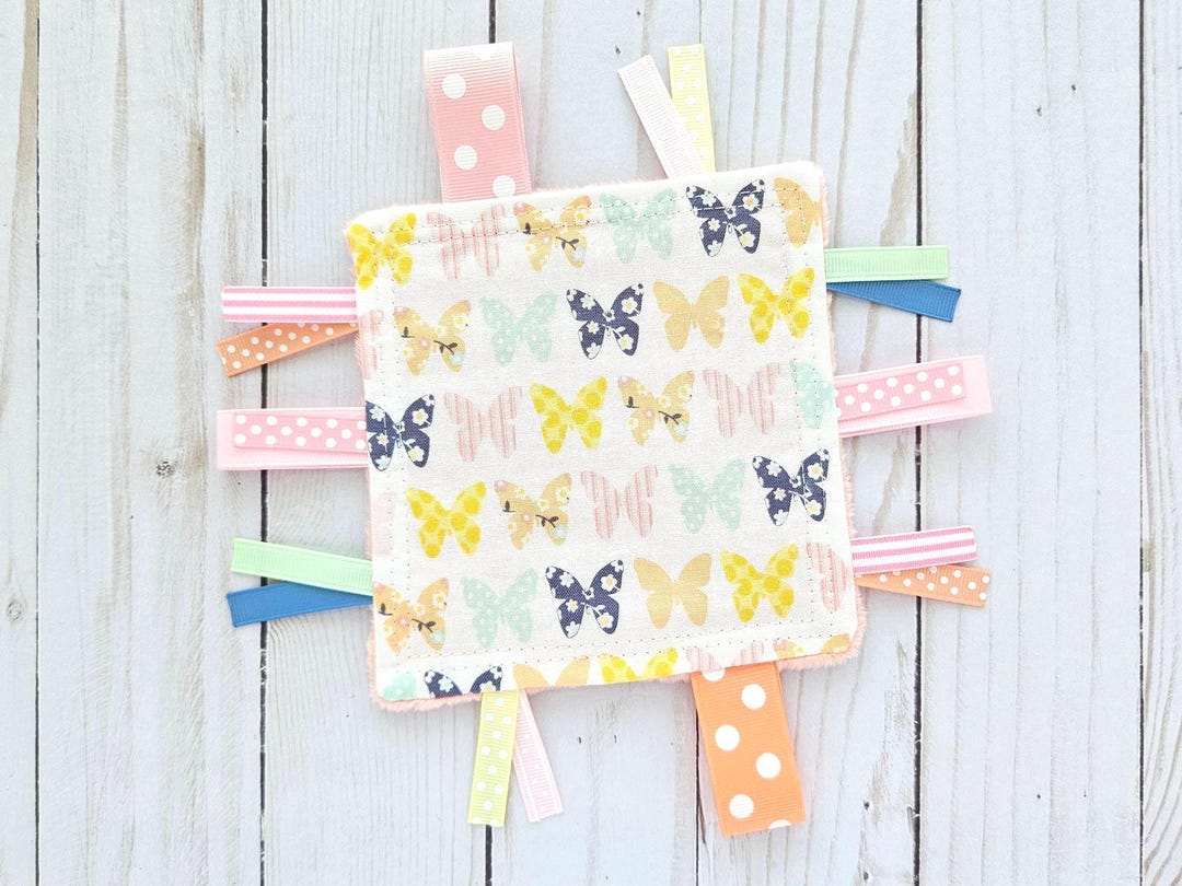 Baby Girl Crinkle: Butterflies. Ribbon Crinkle. Crinkle Toy. Baby Girl ...