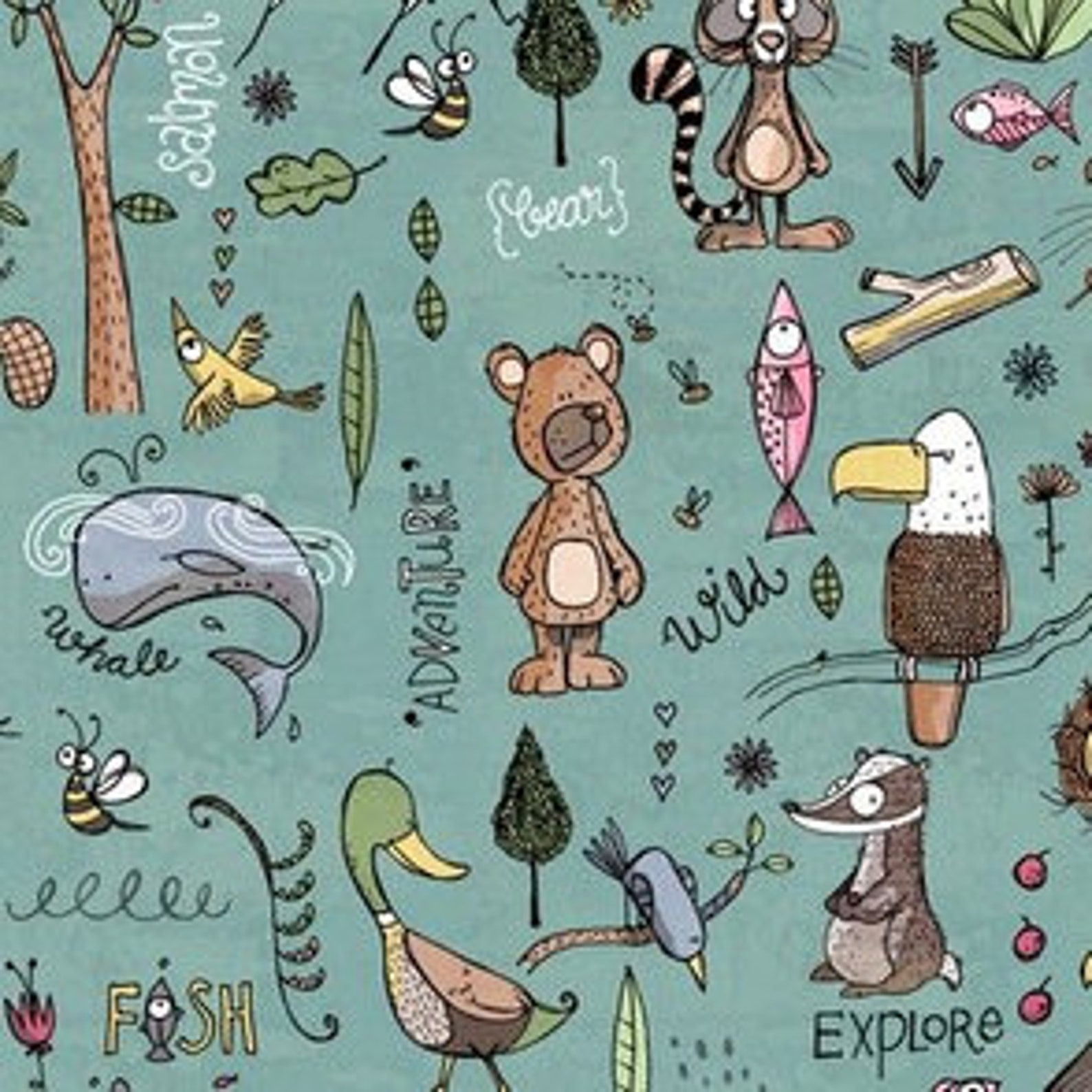 Mini Lovey: Forest Animals. Minky Lovey. Woodland. Teal Lovey. Baby Boy ...