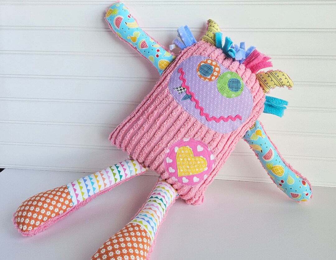 MONSTER STUFFIE Princess Pineapple, Monster Toy, Toddler Gift, Adopt a ...