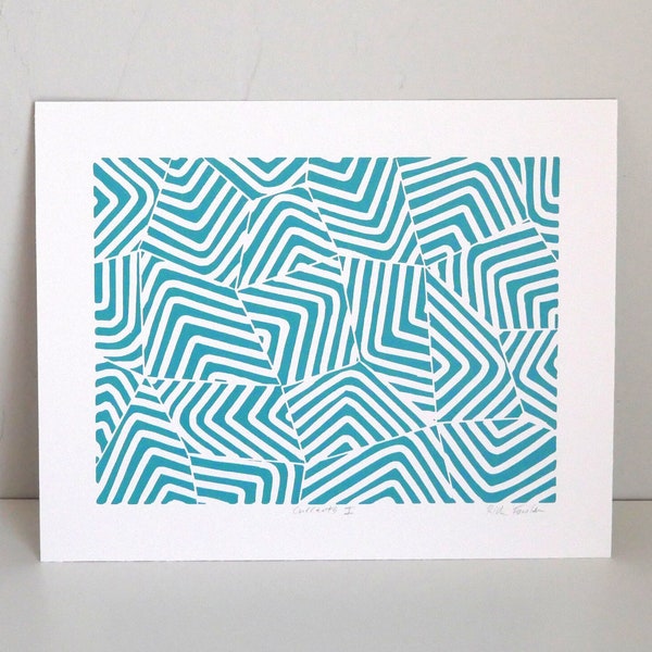 Linoleum Block Print - Etsy