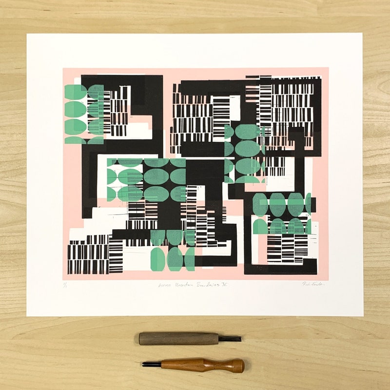 Linoleum Prints - Etsy