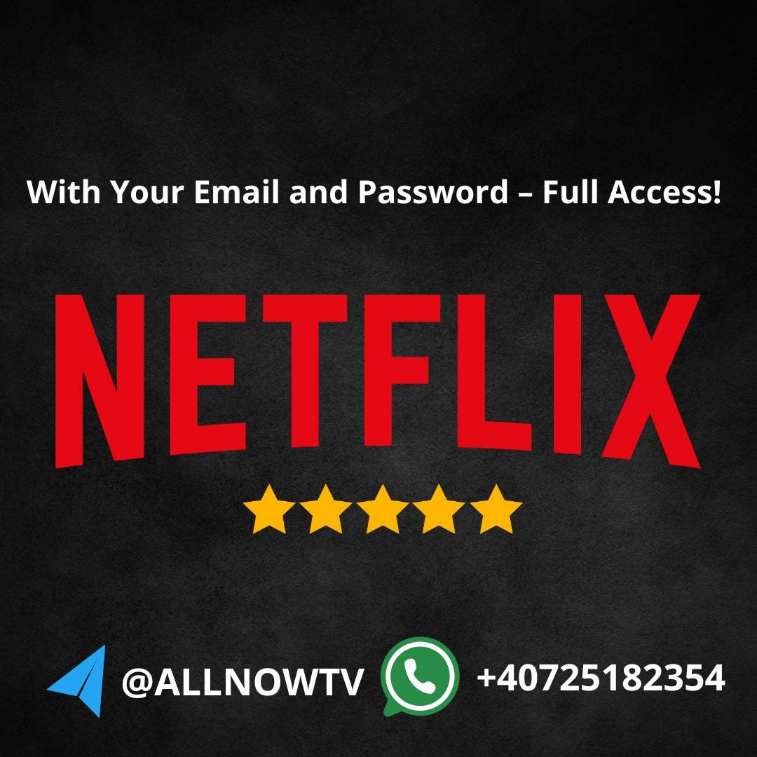 Netflix Unlimited Streaming Movies & TV Shows 12 Months Message Me on ...