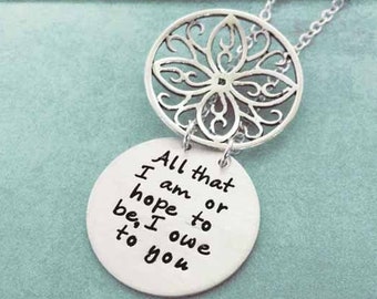 Tree of Life Secret Message Necklace Sterling Silver | Etsy