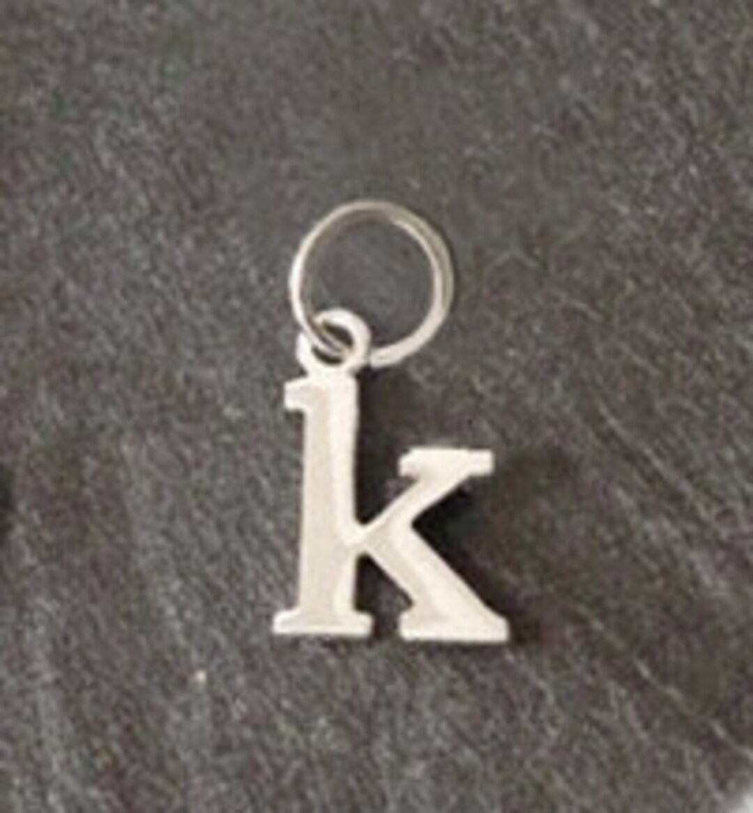 Tiny Sterling Silver Letter Sterling Silver Initial - Etsy