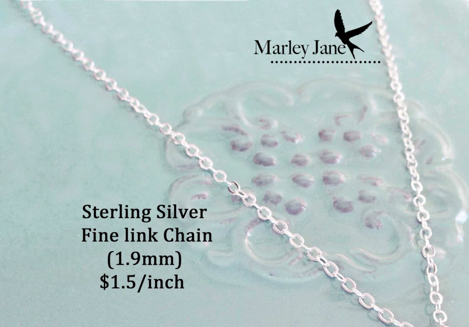 Sterling Silver Chain Add-on | Etsy