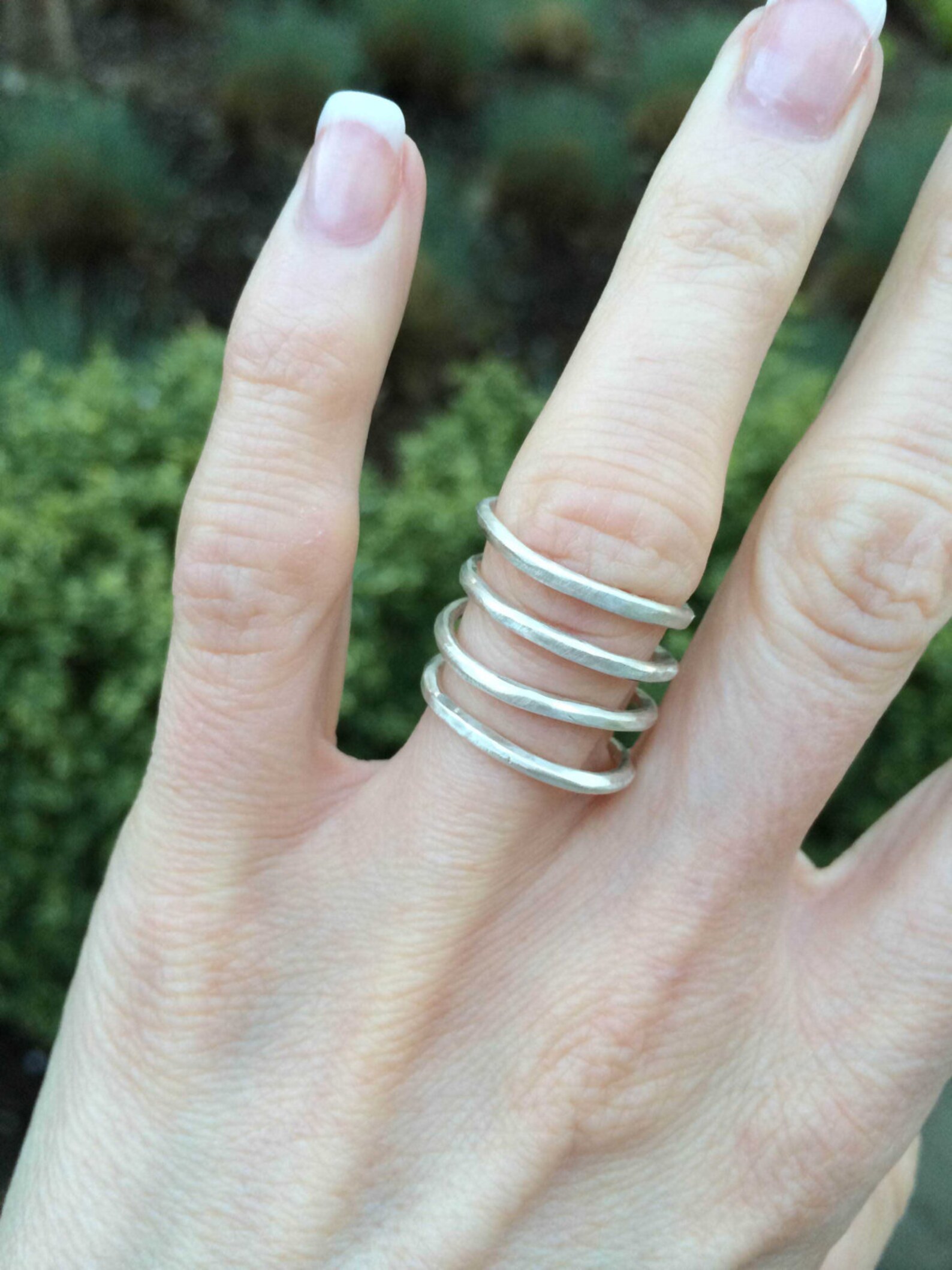 Sterling Silver Coil Ring A Ling A Ling Handmade by Marley - Etsy