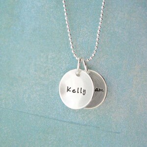 Sterling Silver Custom Cupped Pendant - Etsy