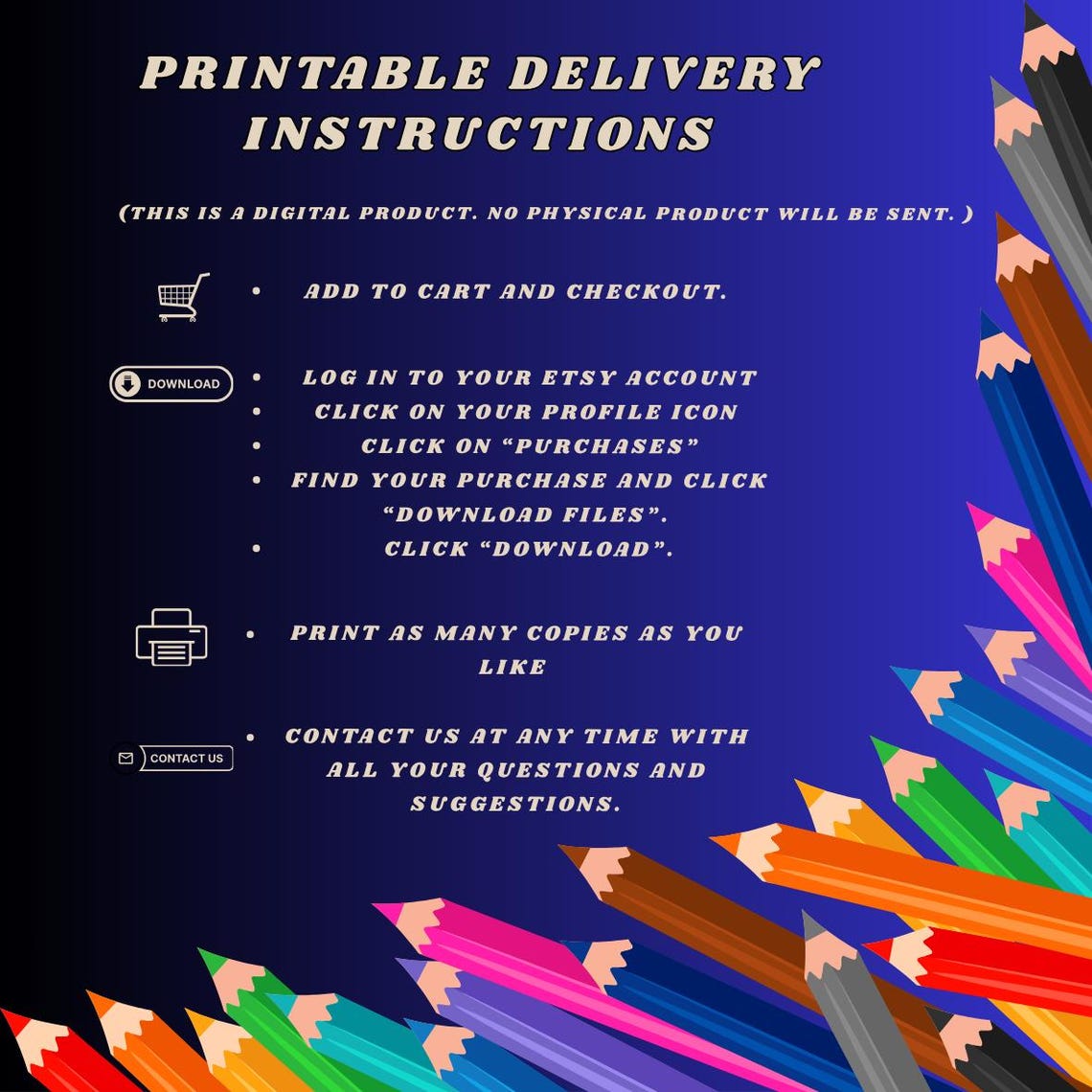 Mermaid Color by Number Book: 50 Pages Printable (PDF Digital Download ...