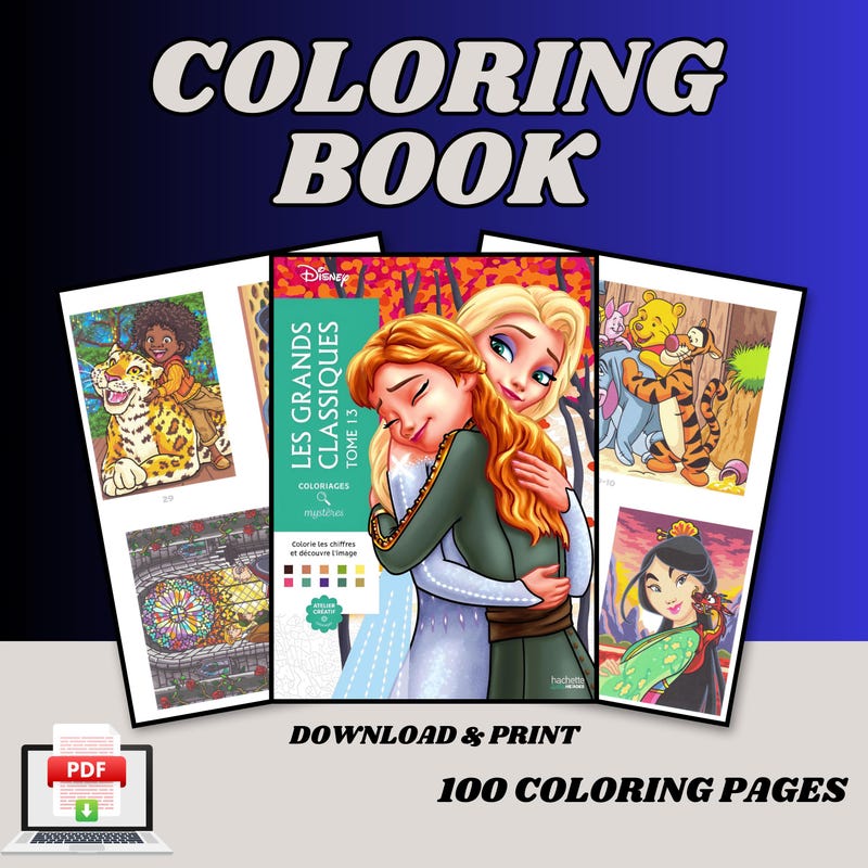 Coloring pages tome13 - Etsy.de