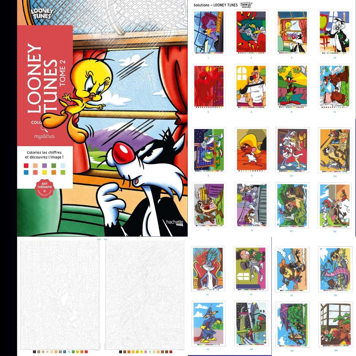 Cartoons Color by Number Books: 300 Pages (digital Download) - Etsy