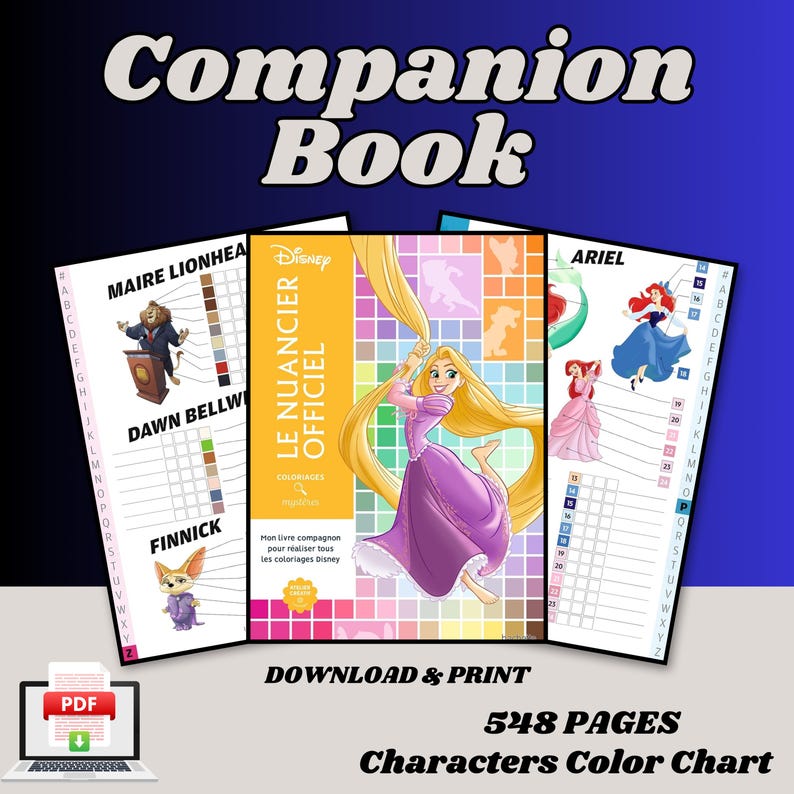The Ultimate Color Guide for Your Color by Number Books (PDF Digital ...