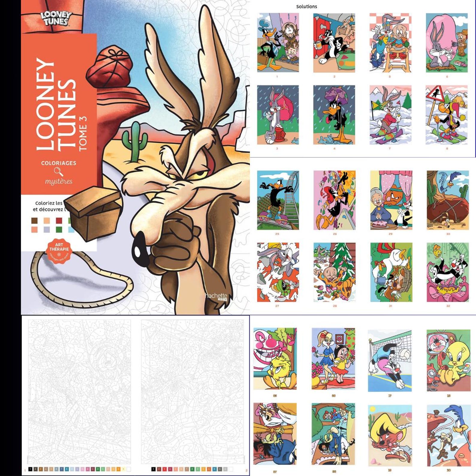 Cartoons Color by Number Books: 300 Pages (digital Download) - Etsy