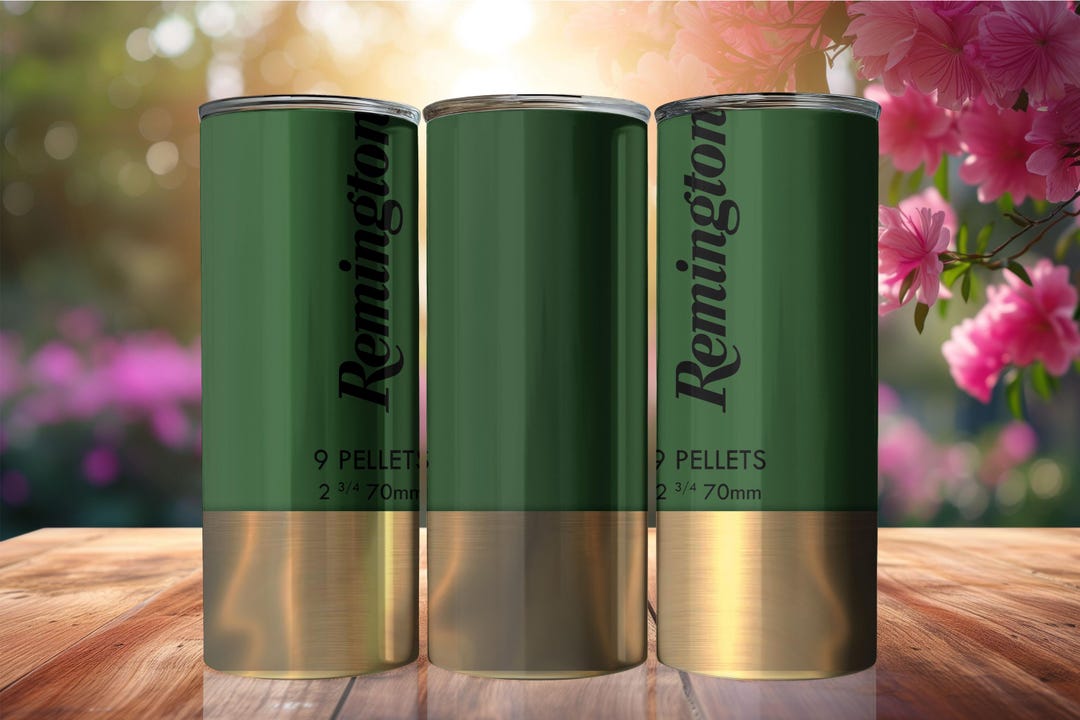 Shotgun Shell Tumbler Design, Remington PNG Sublimation Design, 20oz ...