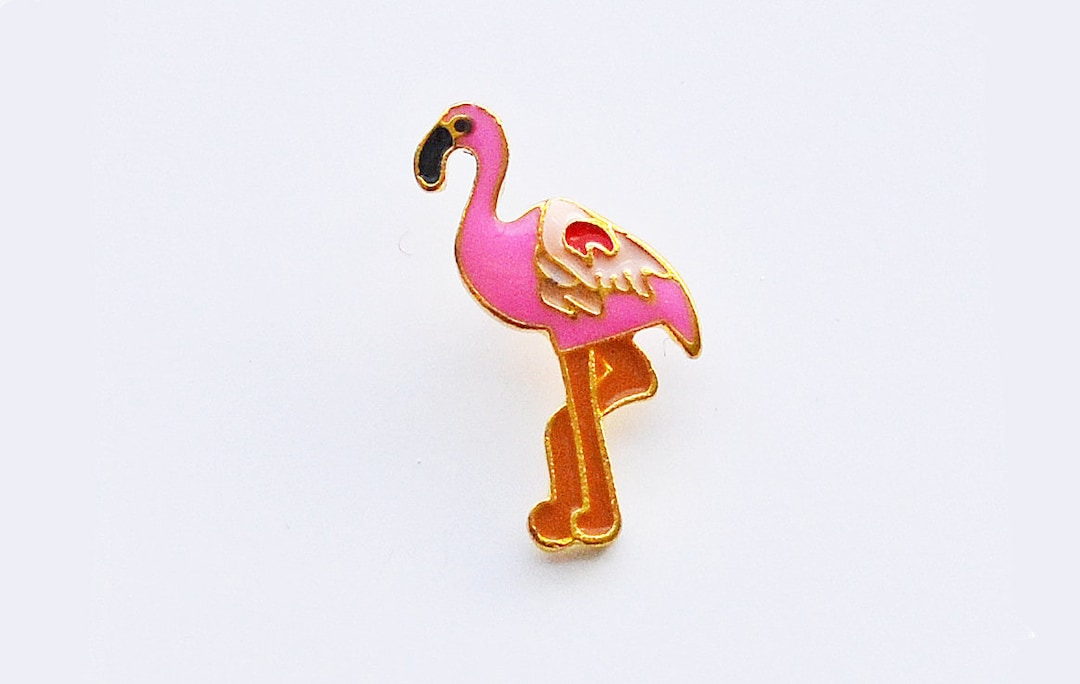 Enamel Pin Brooch Badge Flamingo - Etsy