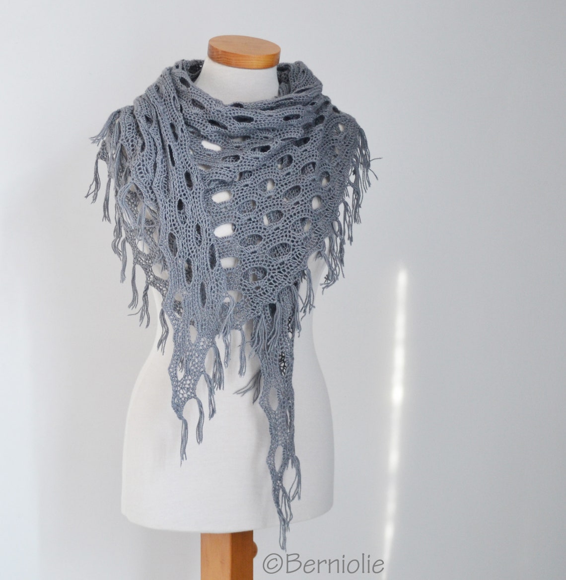 Crochet Shawl Pattern TOBY Bottom up Crochet Wrap Triangle - Etsy