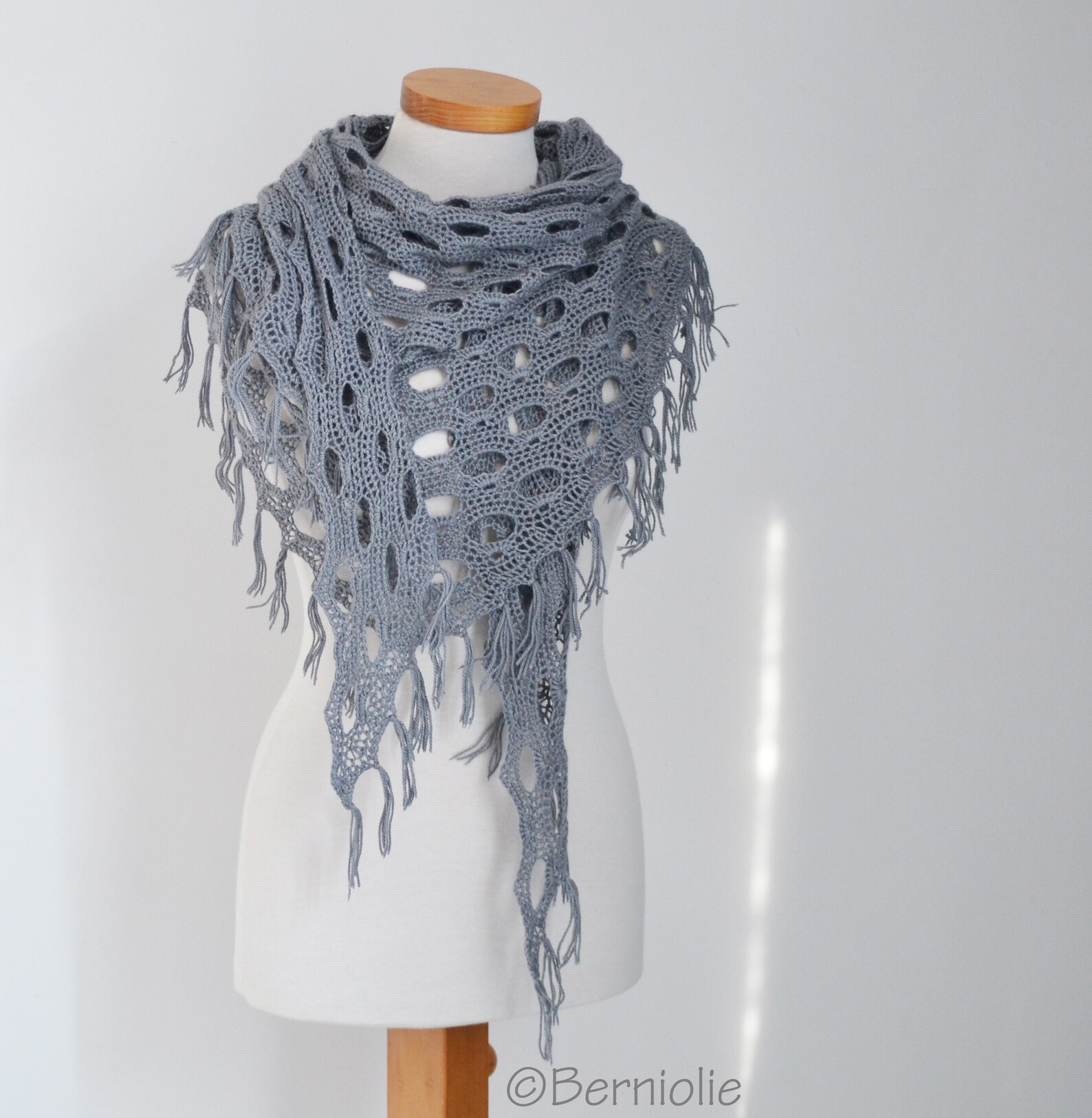 Crochet Shawl Pattern TOBY Bottom up Crochet Wrap Triangle - Etsy