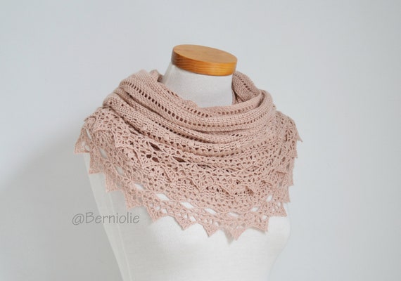 Crochet Shawl Pattern ROWENA Crescent Scarf Wrap Lace - Etsy