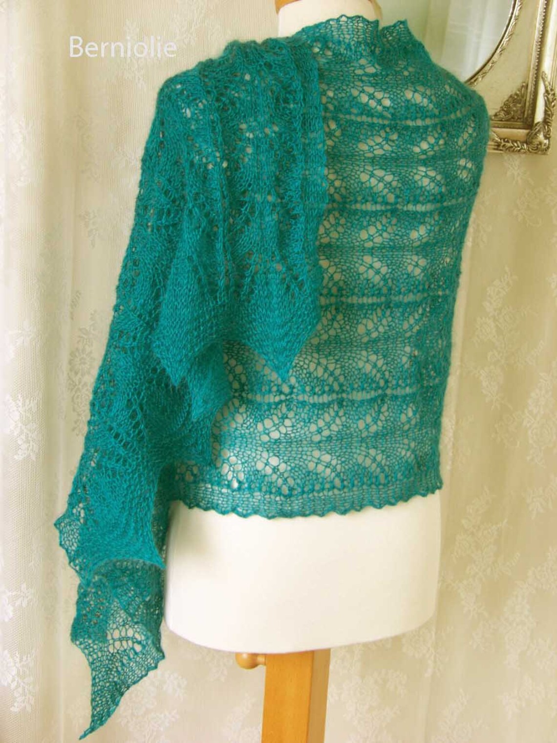 Knitting Shawl Pattern HEMINGWAY INSTANT DOWNLOAD Pdf | Etsy