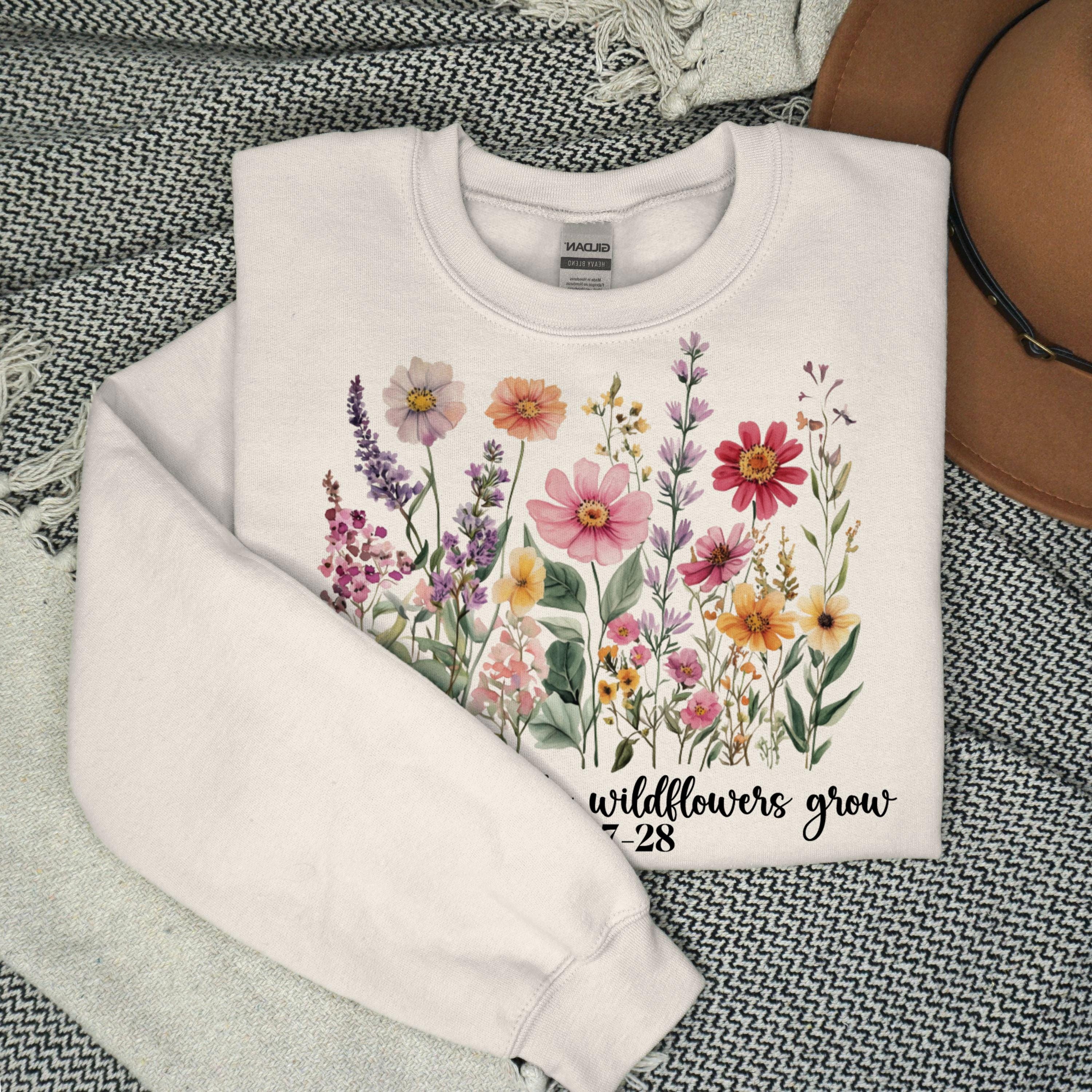 Wildflower Bible Verse PNG - Consider How the Wildflowers Grow Luke 12: ...