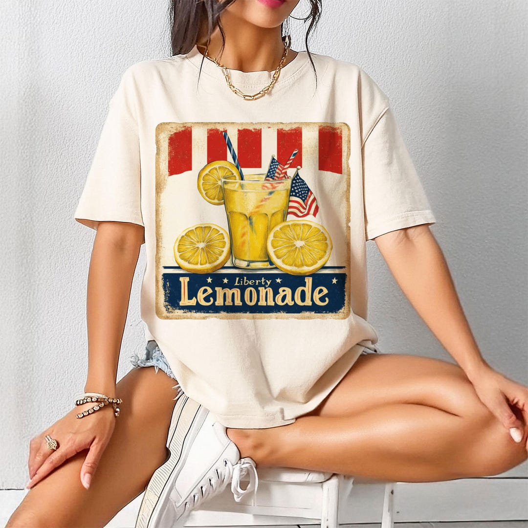 Liberty Lemonade PNG: 4th of July Patriotic Clipart (digital Download ...