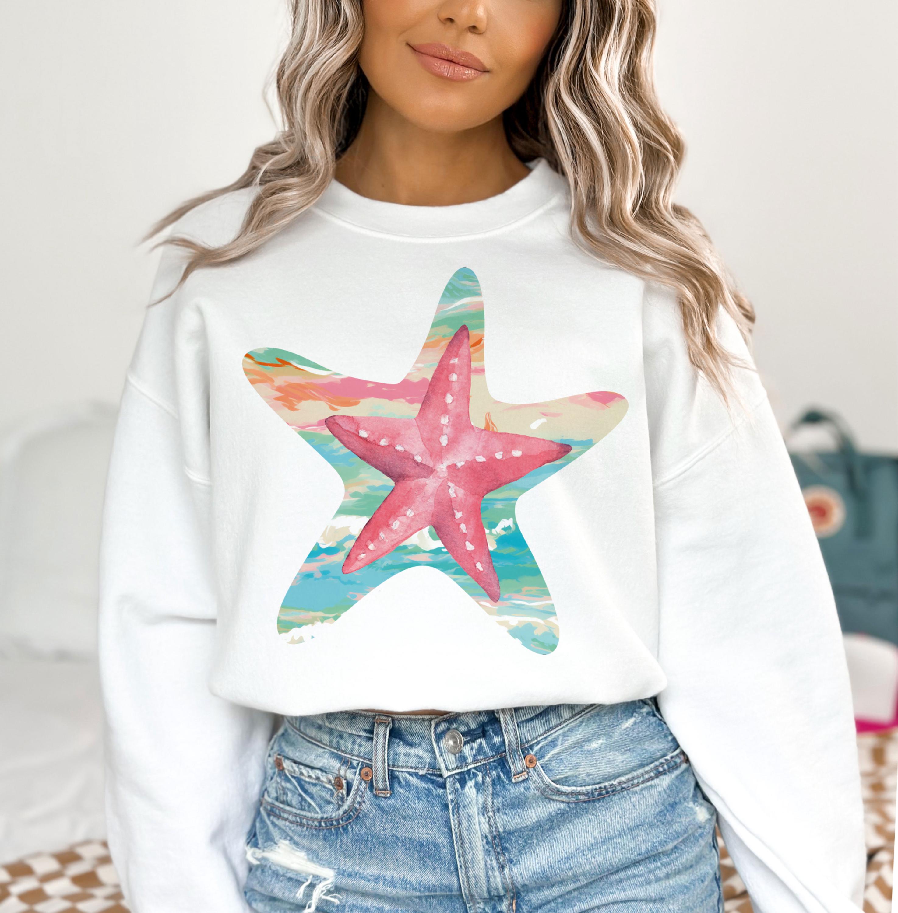 Starfish PNG Beach Coastal Hawaii Preppy Beach Digital Design Cute ...