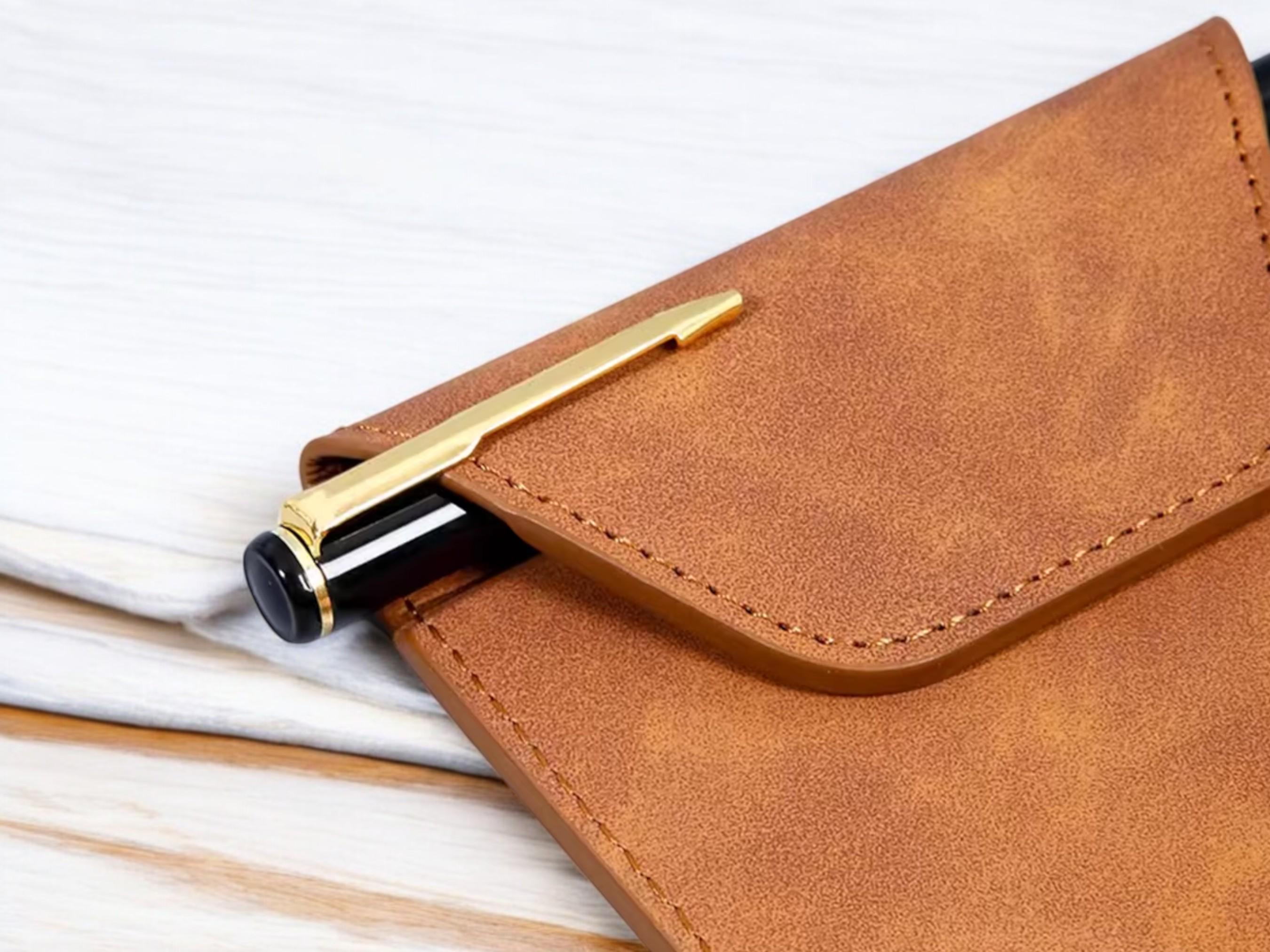 Custom PU Leather Menu Clipboard – Engraved Logo Order Pad & Bill ...