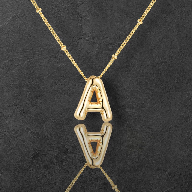 Letter Necklace for Men - Etsy