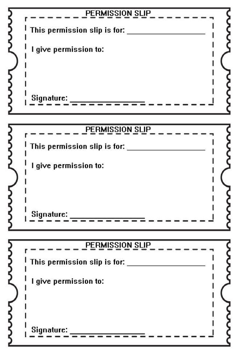 Permission Slips - Etsy