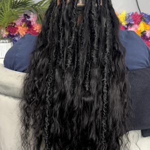 Human Hair Prelooped Mermaid Locs - Etsy