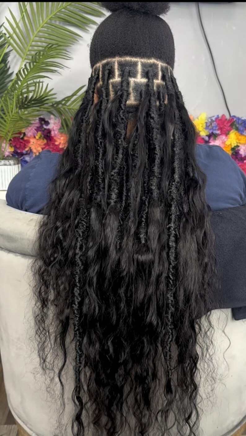Human Hair Prelooped Mermaid Locs - Etsy