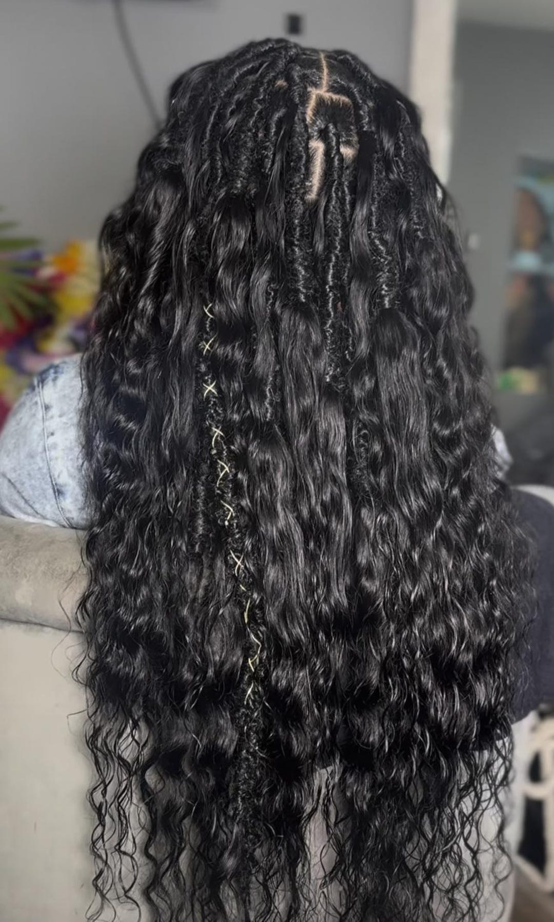 Human Hair Prelooped Mermaid Locs - Etsy