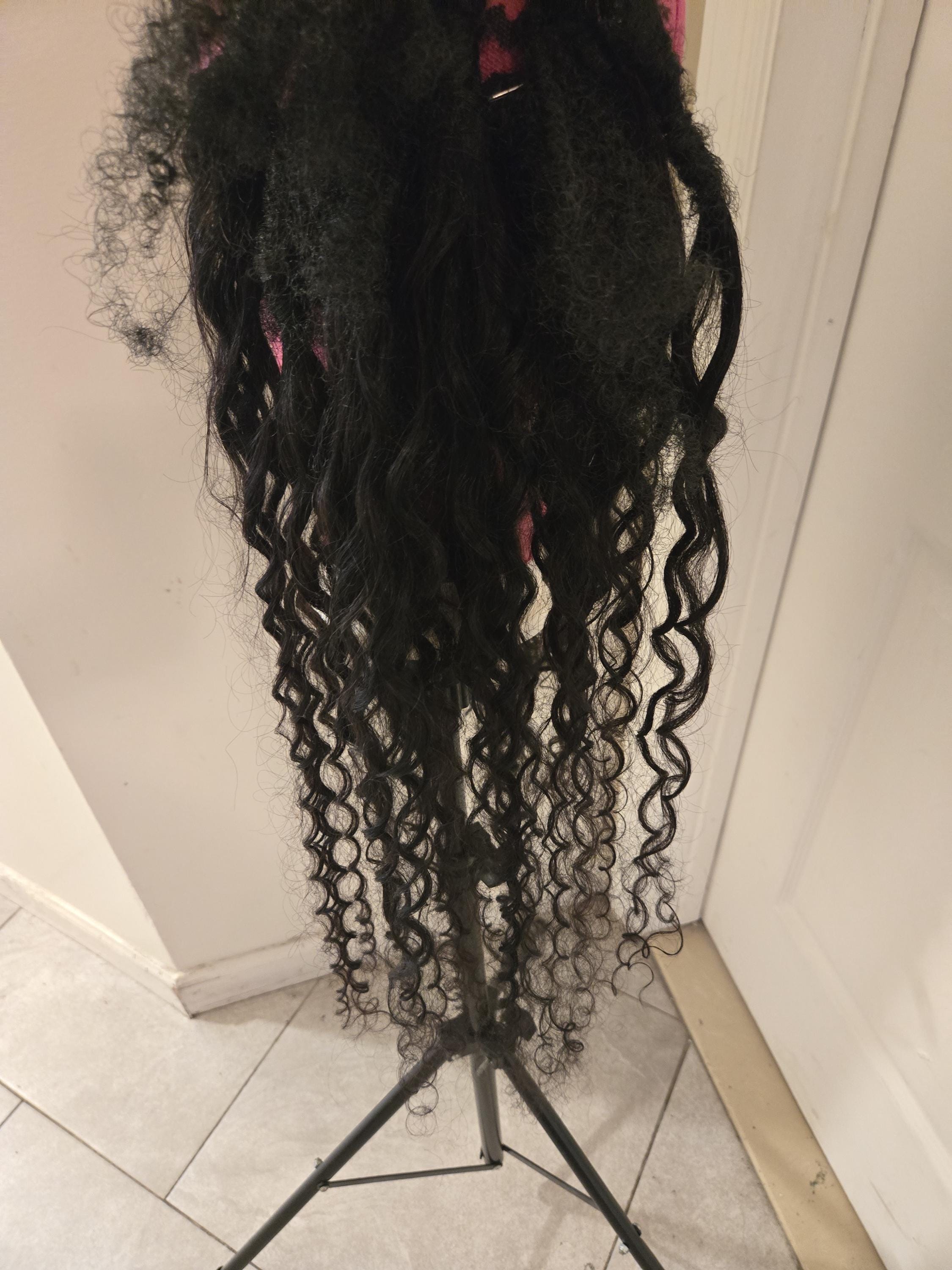 Human Hair Prelooped Mermaid Locs - Etsy