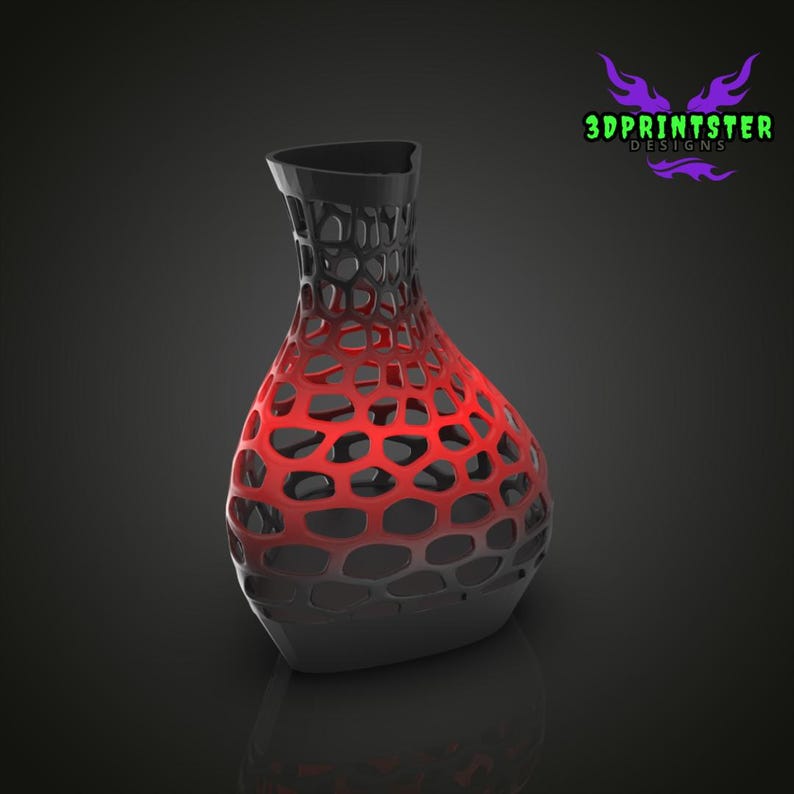 Voronoi Vase STL: 3D Print Digital File, Geometric Home Decor - Etsy UK