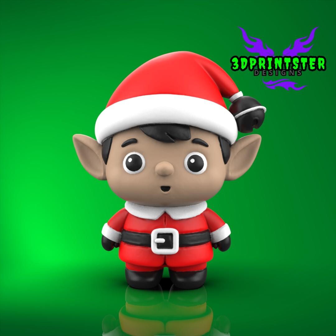 Santa's Helper Elf STL File for 3D Printing - Etsy