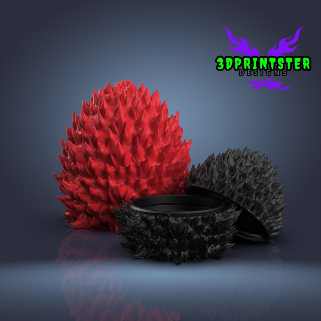 Hellfire Dragon Egg STL File: 3D Printing Design (digital Download) - Etsy