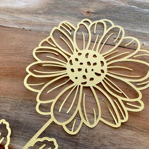 Large Sunflower Die Cut - Etsy