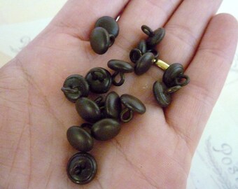 Vintage Metal Dome Buttons Cream Pack of 20 - Etsy