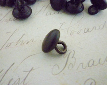 Vintage Metal Dome Buttons Dark Blue - Etsy