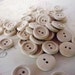 Half Inch Round Buttons 15mm Natural - Etsy