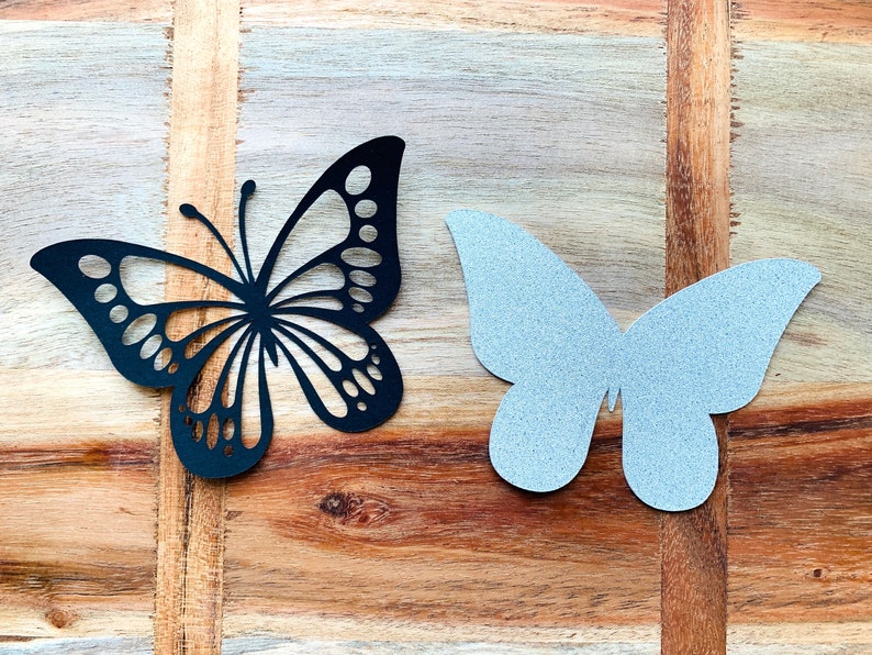 Two Layer Butterfly Cut Outs Die Cuts Assemble Yourself - Etsy
