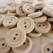 Half Inch Round Buttons 15mm Natural - Etsy