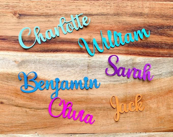 Custom Name, Die Cuts, Cut Outs | Personalised | Card Making ...
