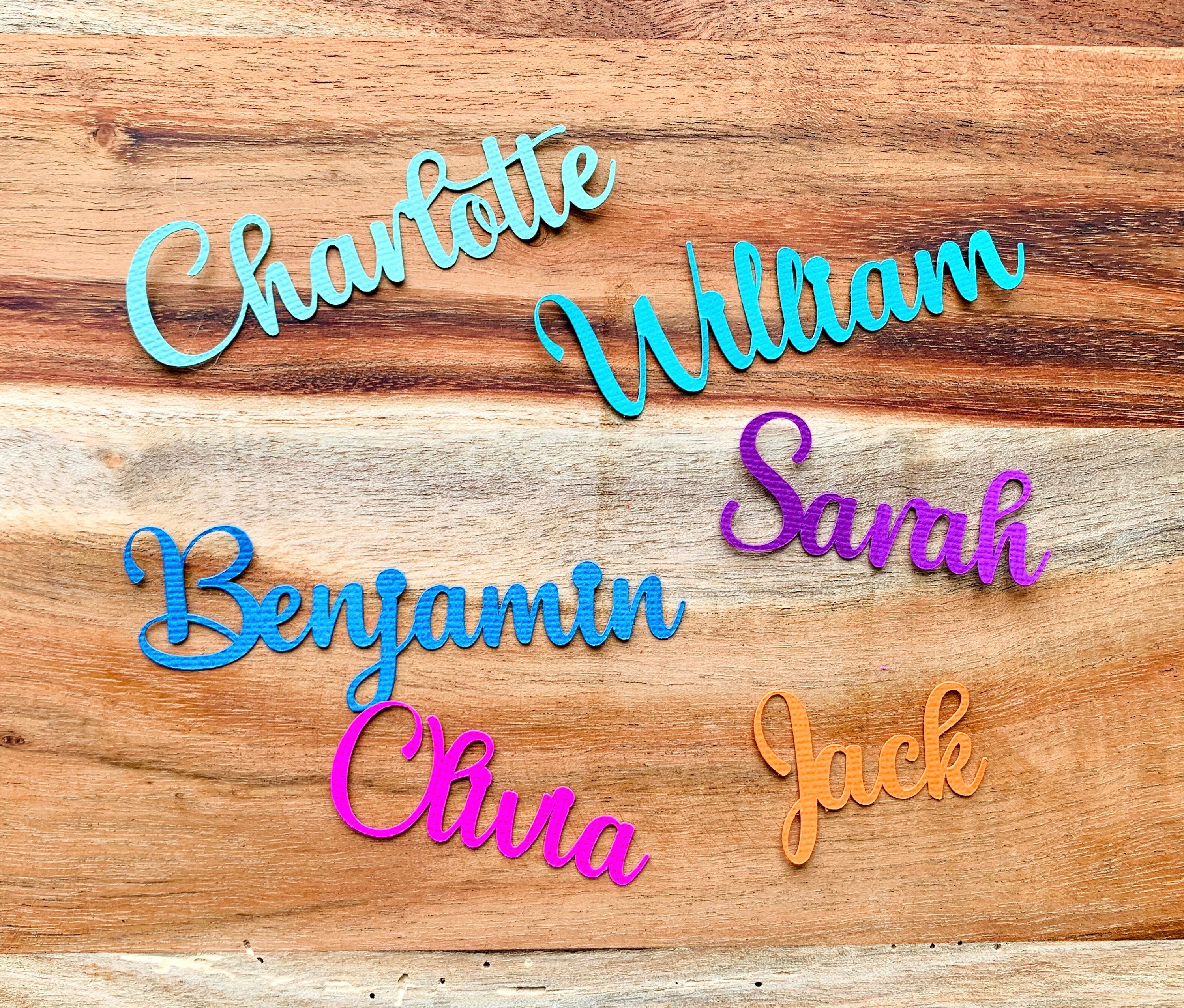 Custom Name, Die Cuts, Cut Outs | Personalised | Card Making ...