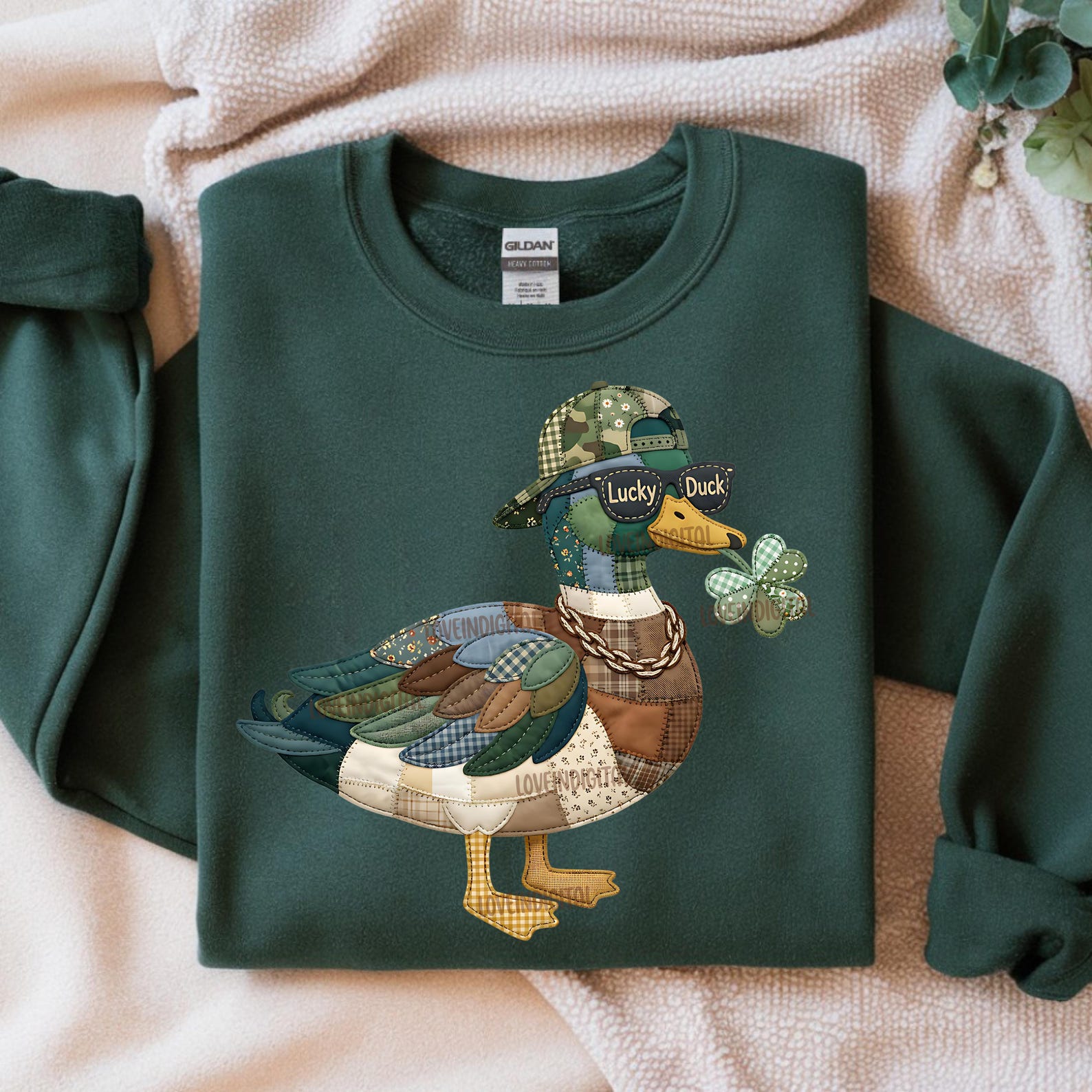 Patchwork Lucky Duck PNG, St Duck Hunting Png, Boys St Patricks Png ...