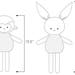 Spring Doll Sewing Pattern, Mini Pals Dolls, Bunny Sewing Pattern, Frog ...